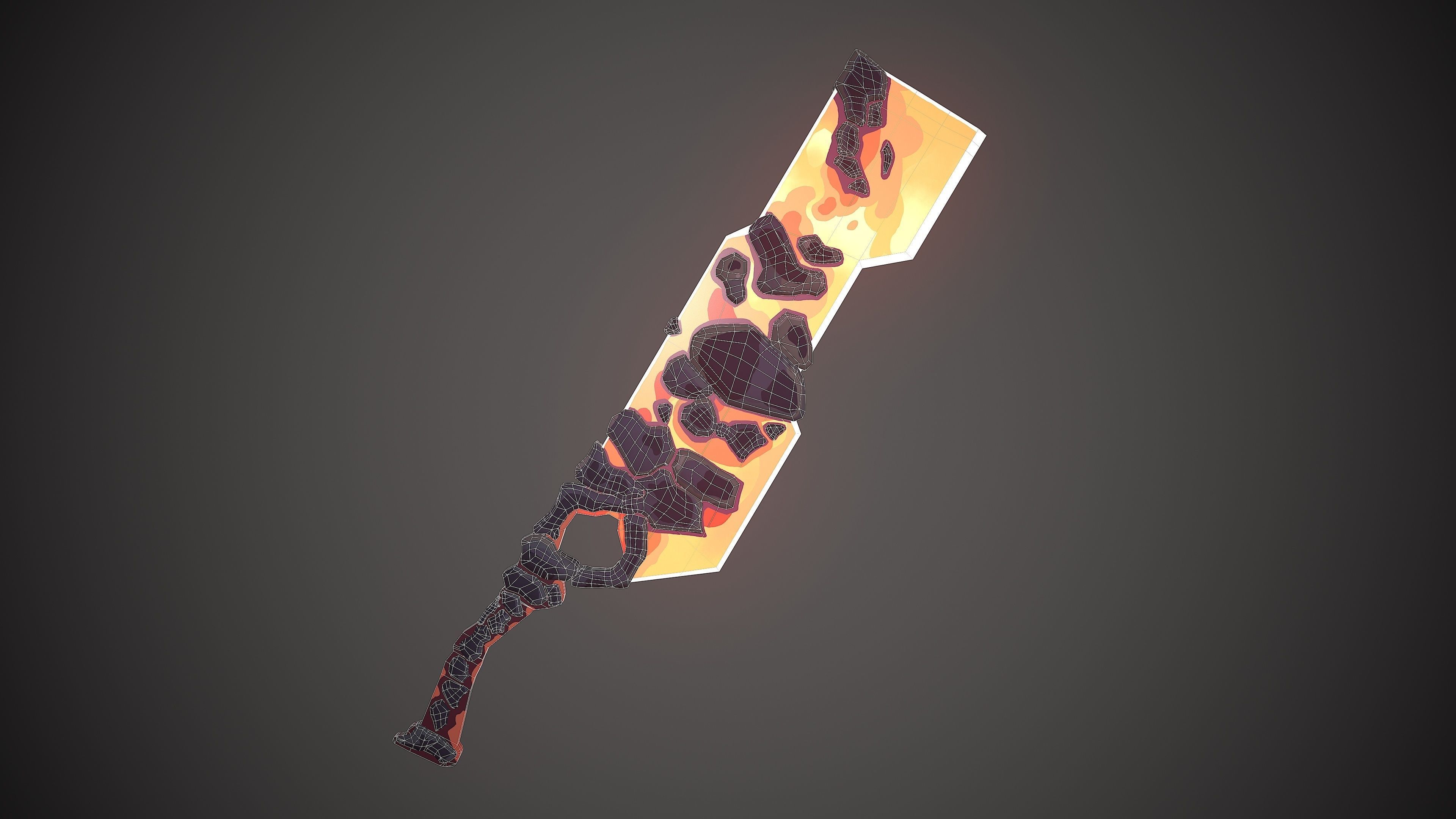 3D model Magma Sword VR / AR / low-poly | CGTrader