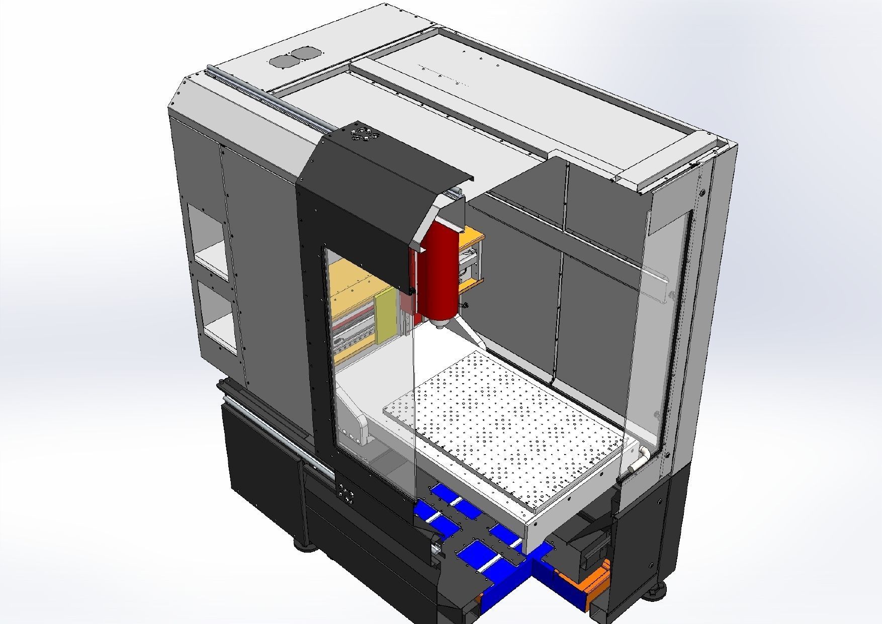 Cabinet CNC milling CNC machine 3D model | CGTrader