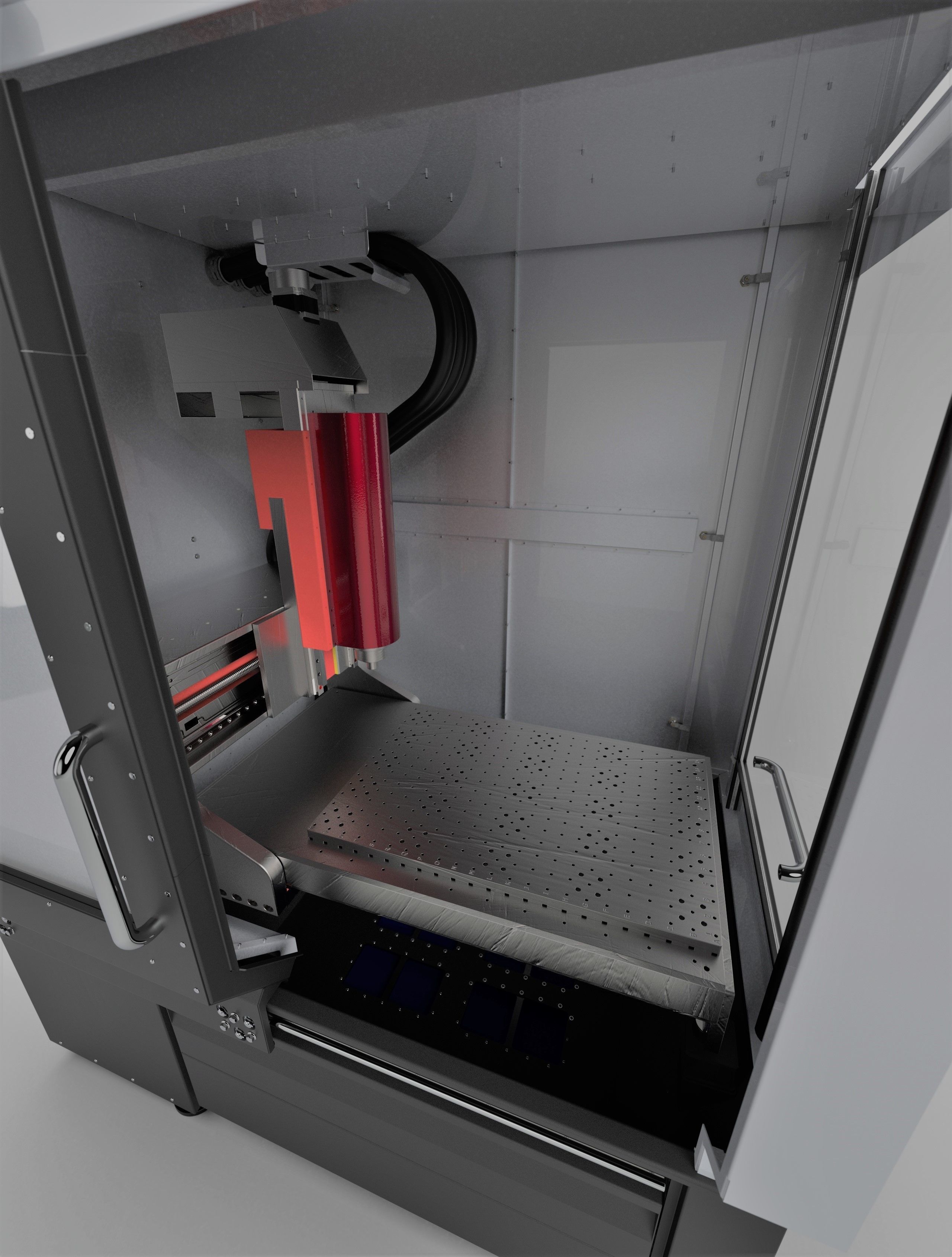 Cabinet CNC milling CNC machine 3D model | CGTrader