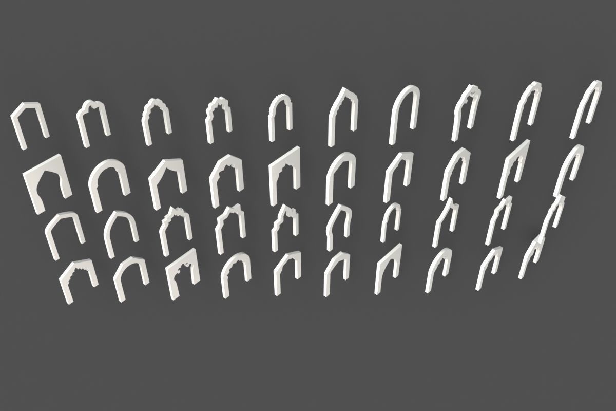 Arc Collections 3D model | CGTrader