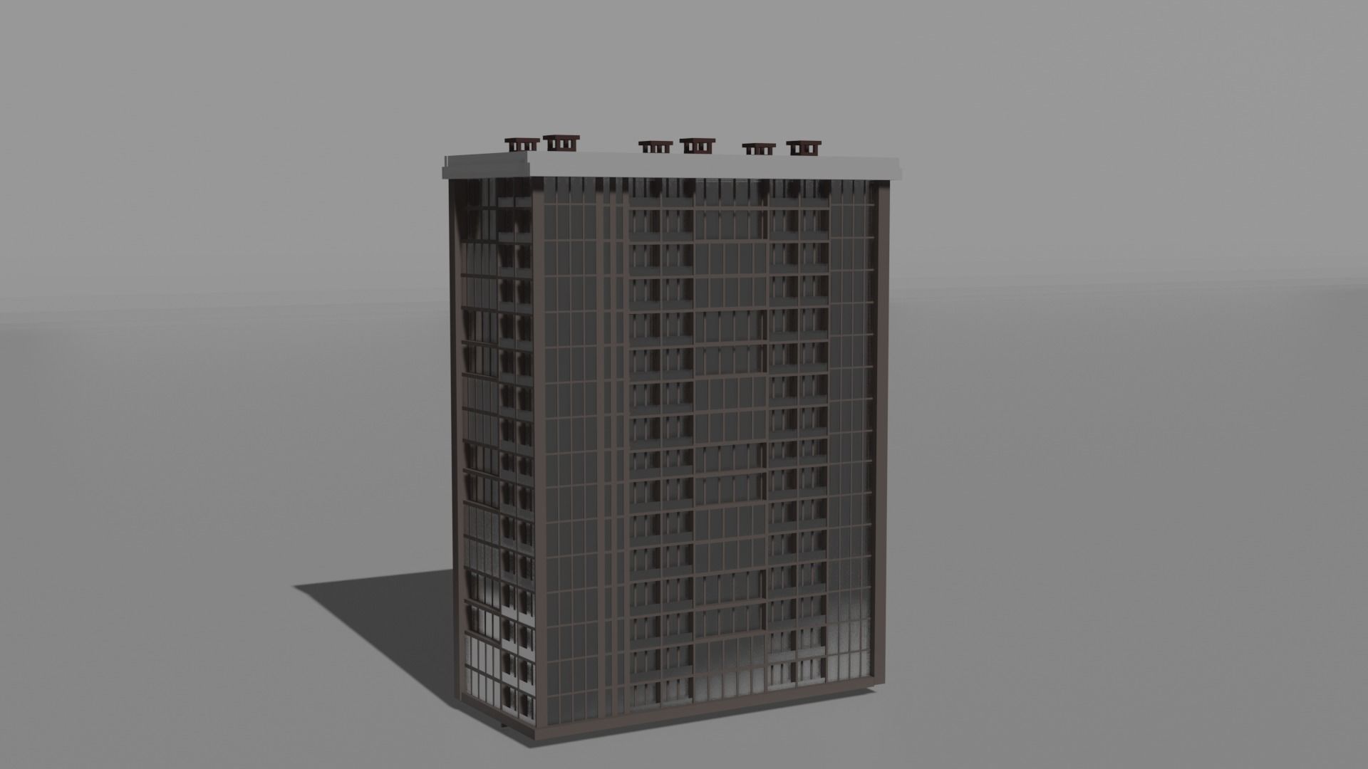 residential building free VR / AR / low-poly 3D model | CGTrader