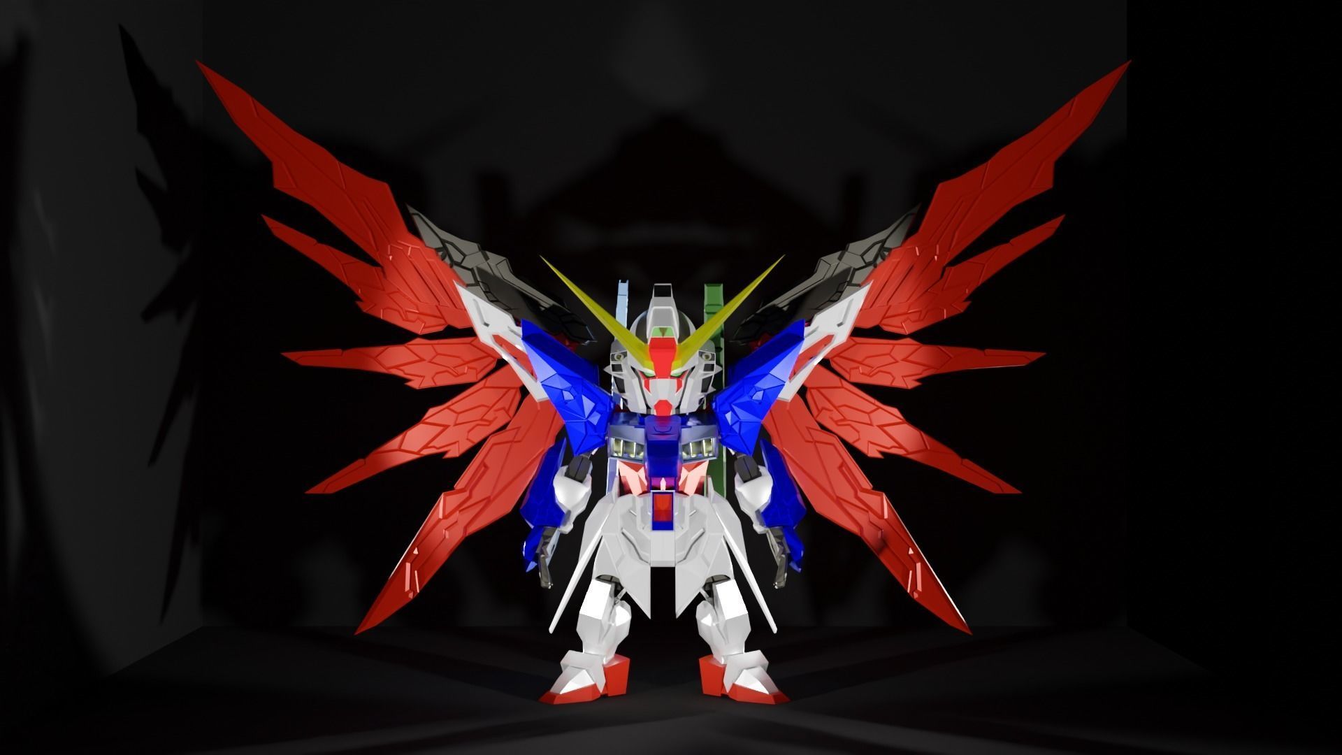 MOBILE SUIT ENSEMBLE DESTINY GUNDAM 3D model | CGTrader