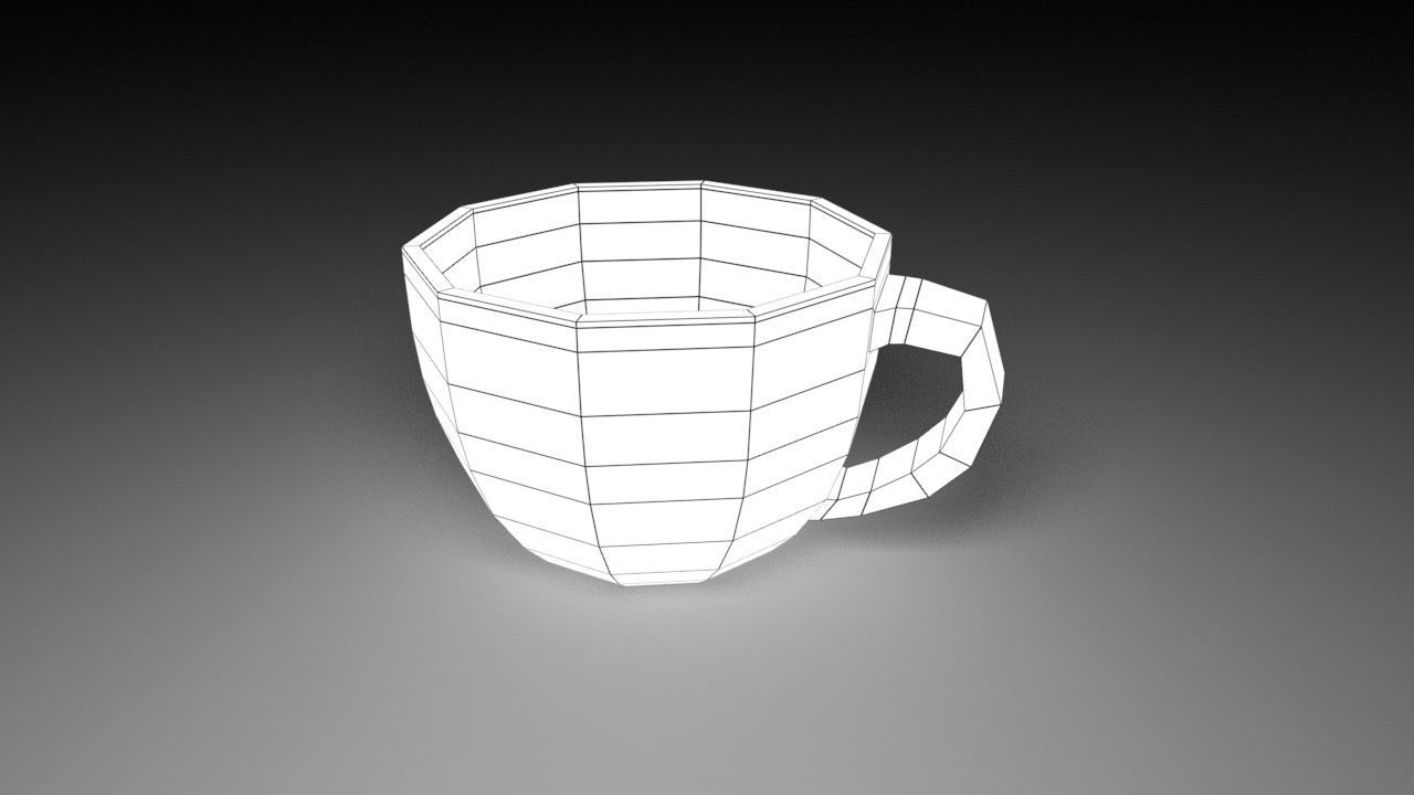 Low poly Cup coffee free VR / AR / low-poly 3D model | CGTrader