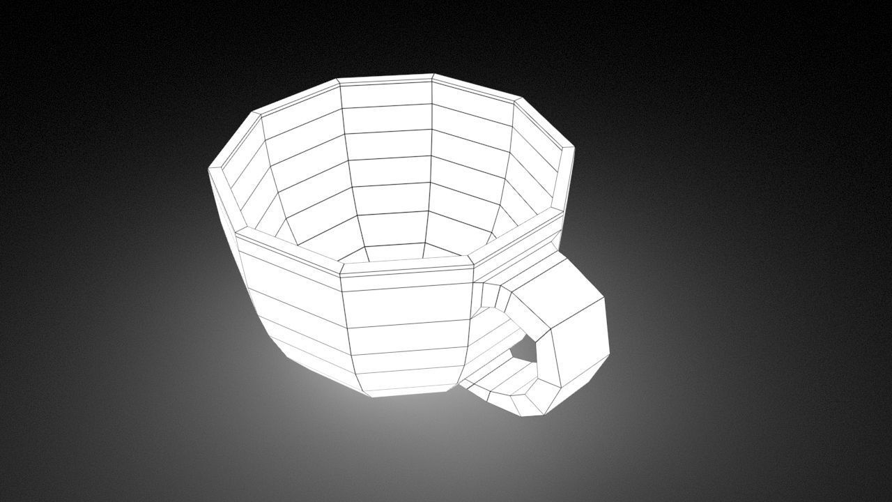 Low poly Cup coffee free VR / AR / low-poly 3D model | CGTrader