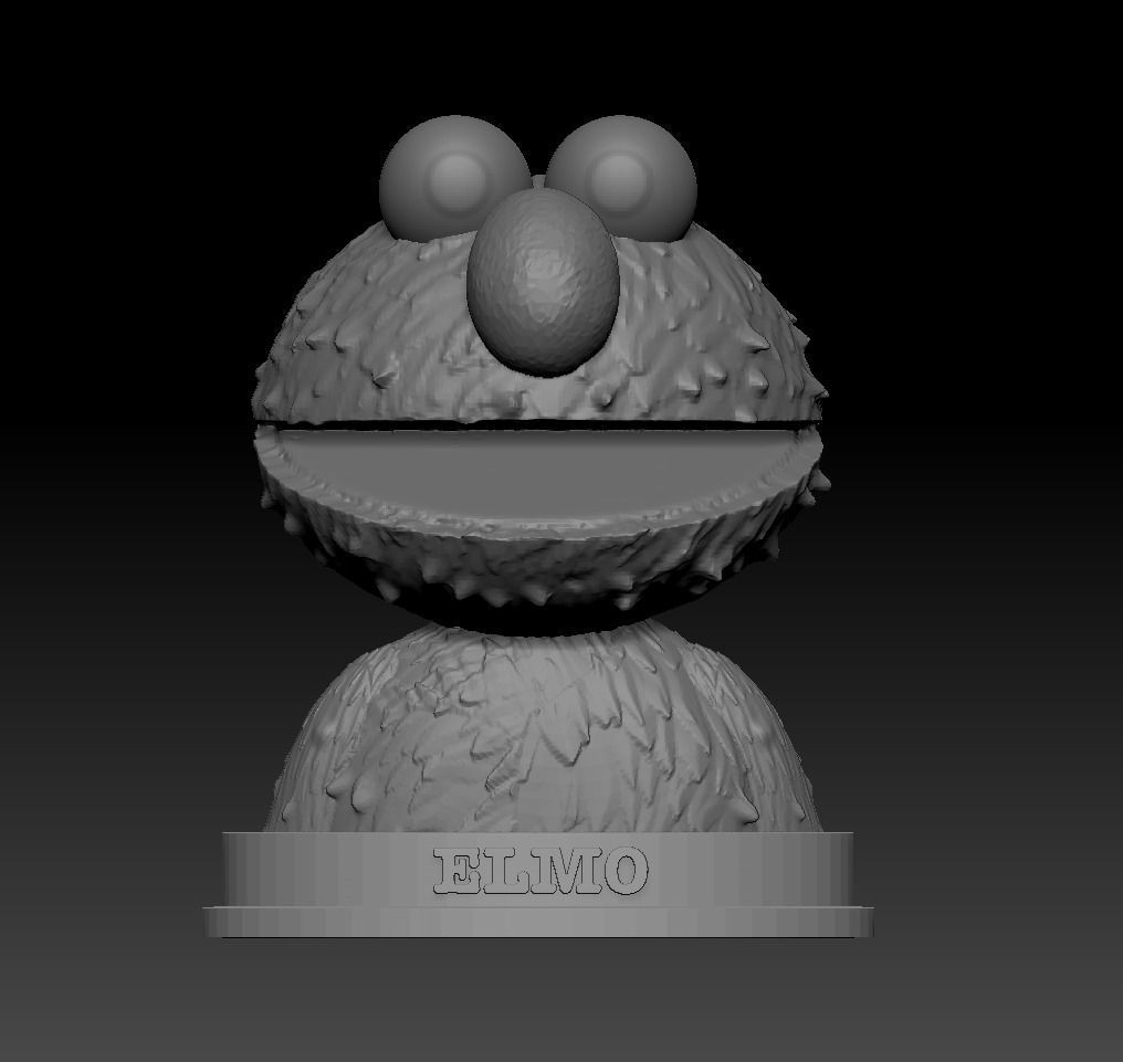 Elmo Bust 3D model 3D printable | CGTrader