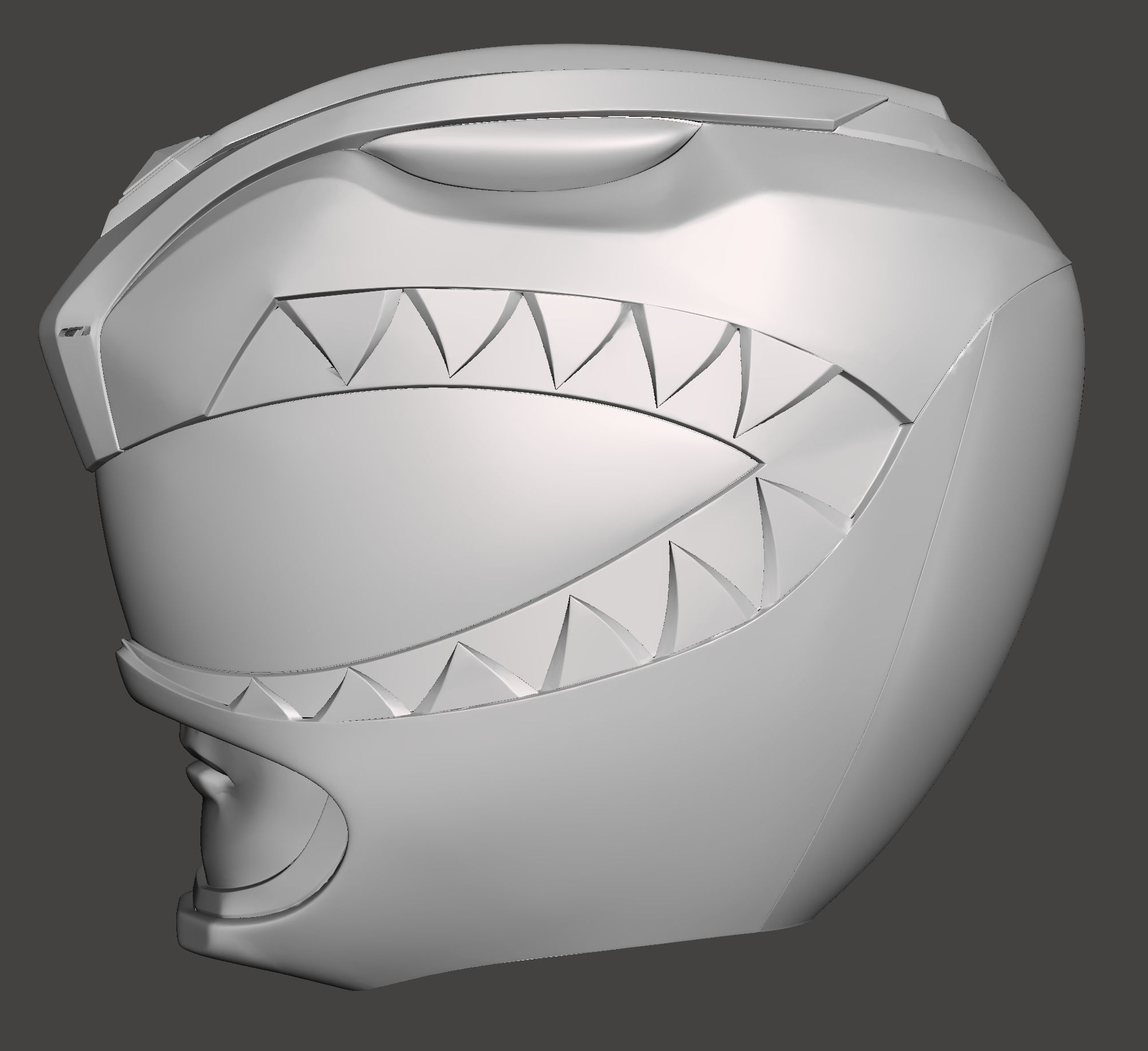 Green Power Ranger Helmet 3D model 3D printable | CGTrader