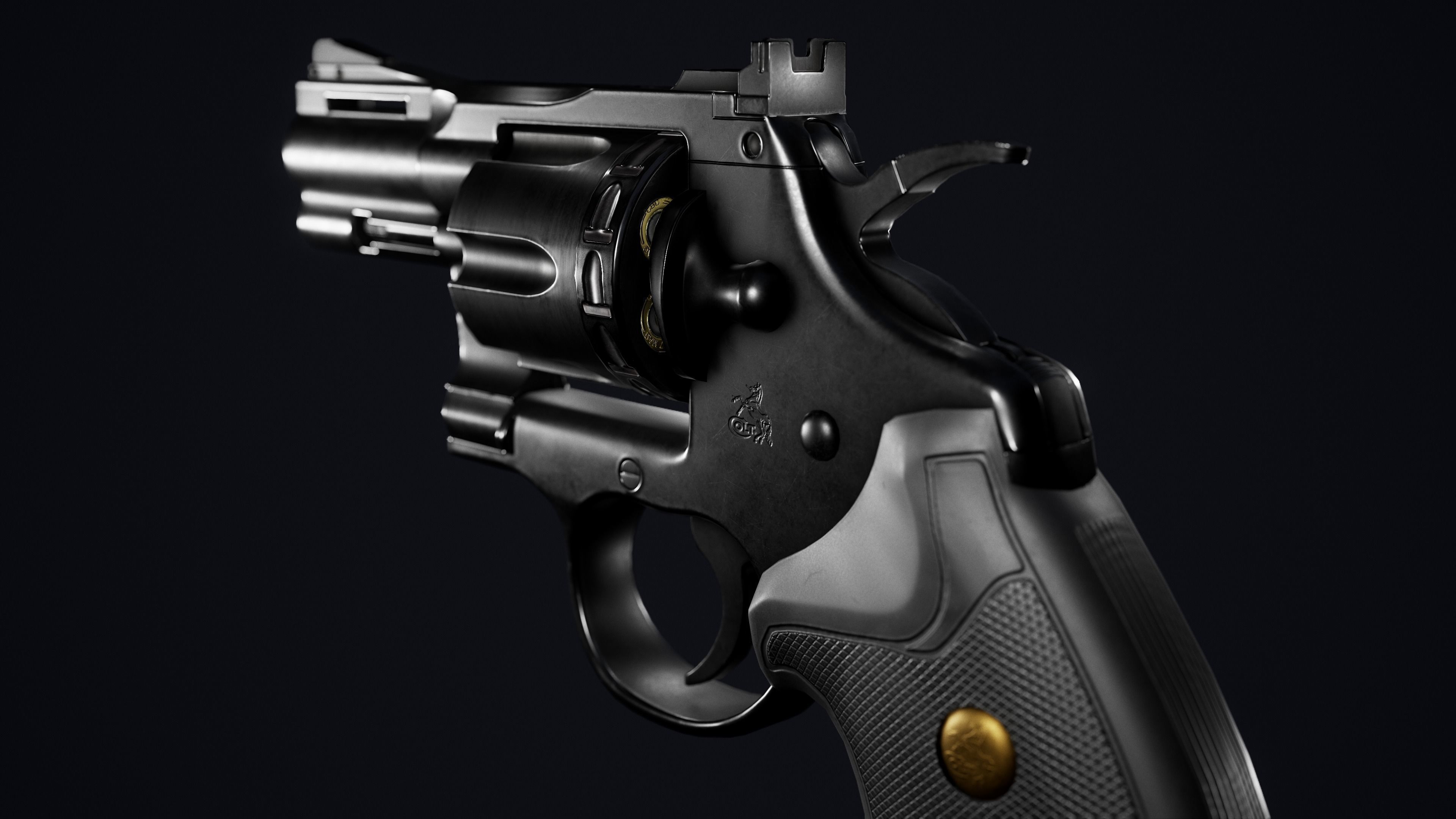 3D model Magnum 357 Revolver VR / AR / low-poly | CGTrader