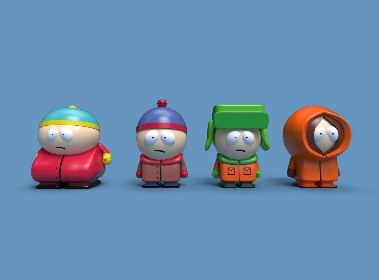 3D model South Park Boys Characters VR / AR / low-poly | CGTrader