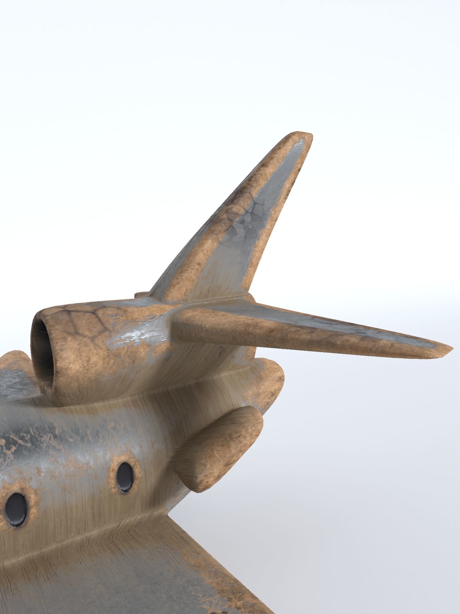 3D model A rusty abandoned plane VR / AR / low-poly | CGTrader