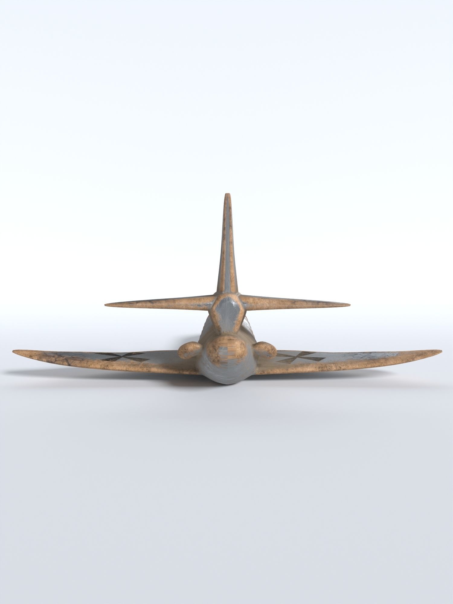 3D model A rusty abandoned plane VR / AR / low-poly | CGTrader