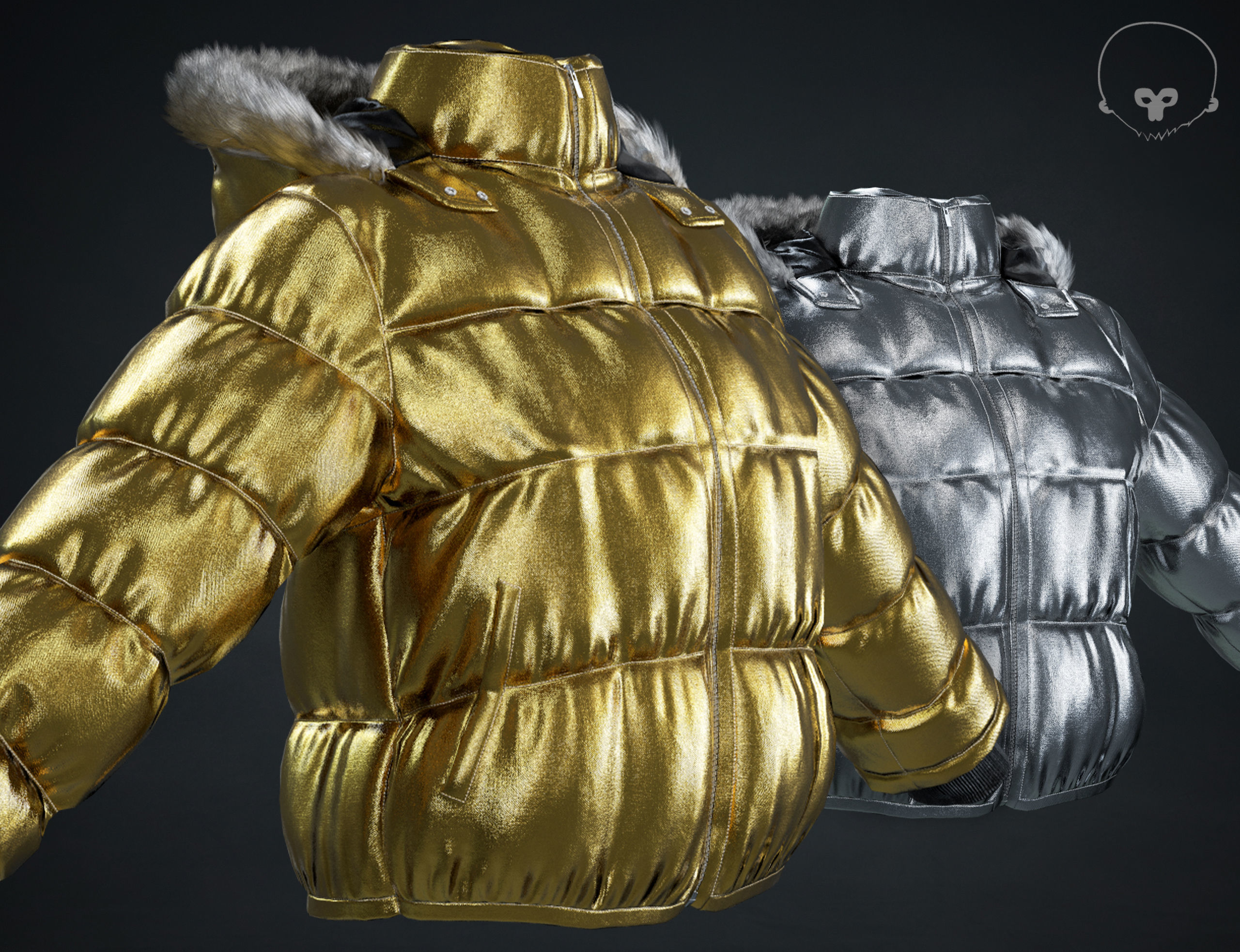 3D model Gold and silver jackets VR / AR / low-poly | CGTrader
