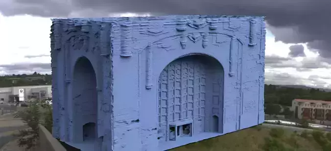 Baroque Gatehouse Detailed 3D 3D model | CGTrader