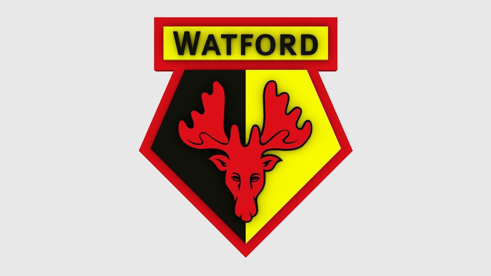 Watford Logo 3D model | CGTrader