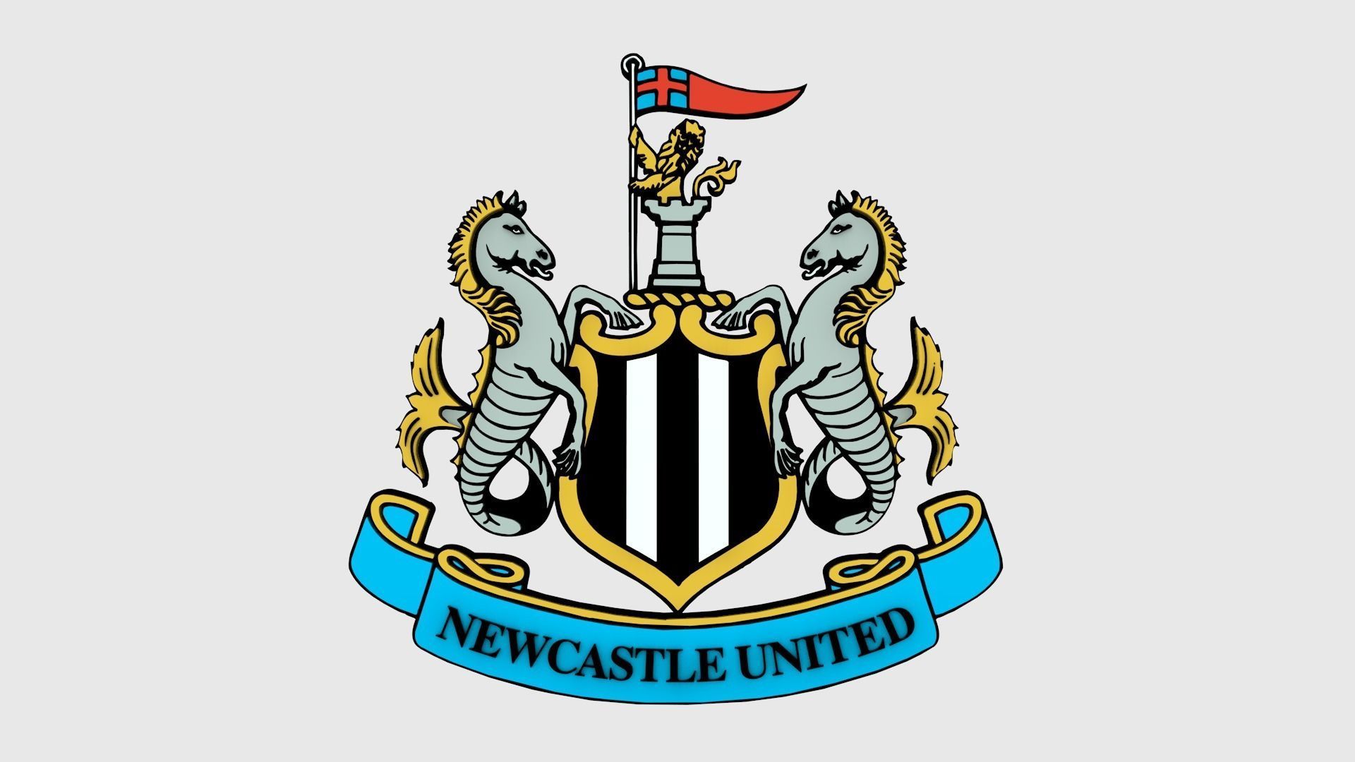 Newcastle Logo 3D model | CGTrader