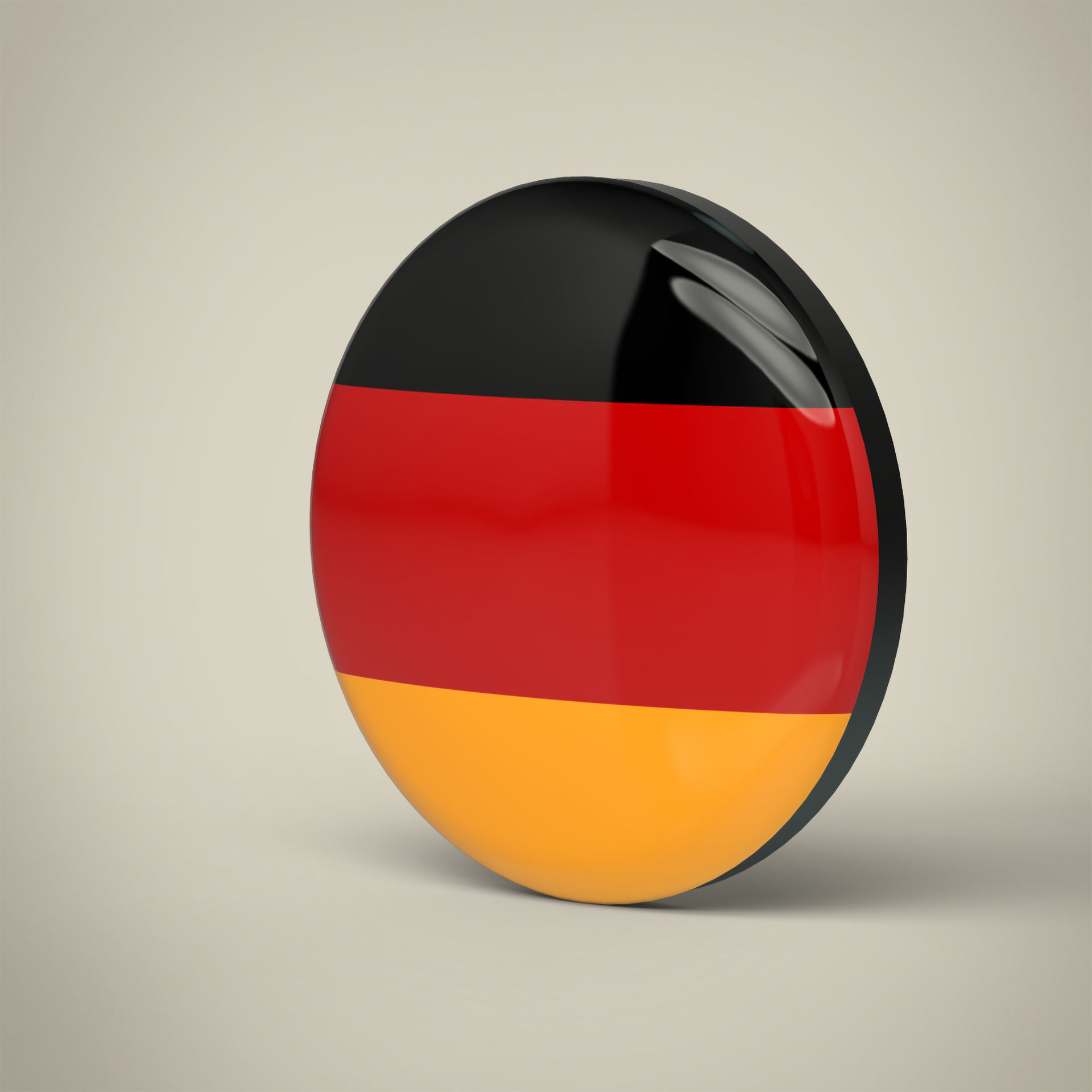 3D model Germany Badge VR / AR / low-poly | CGTrader