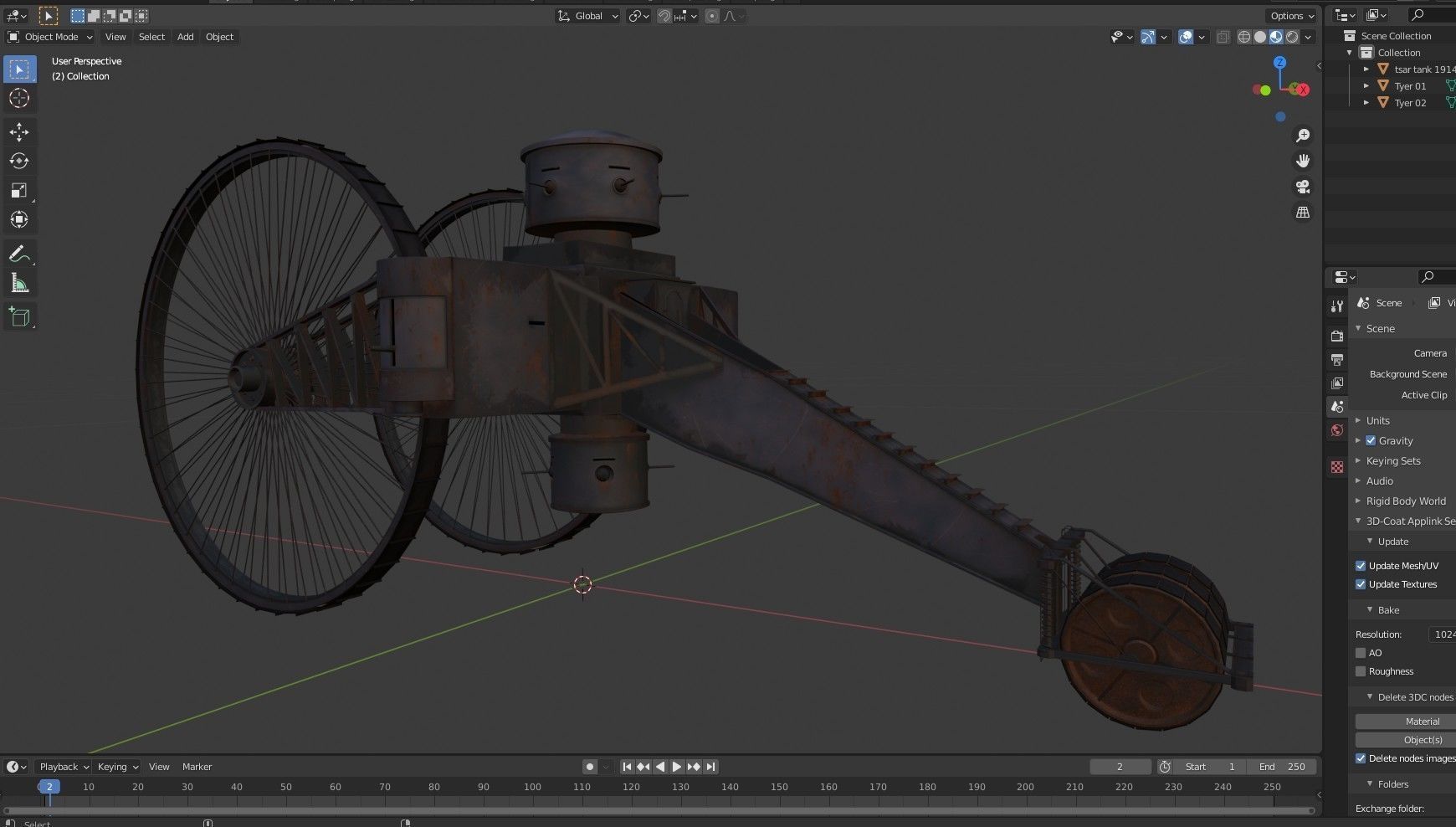 Tsar tank 3D model | CGTrader