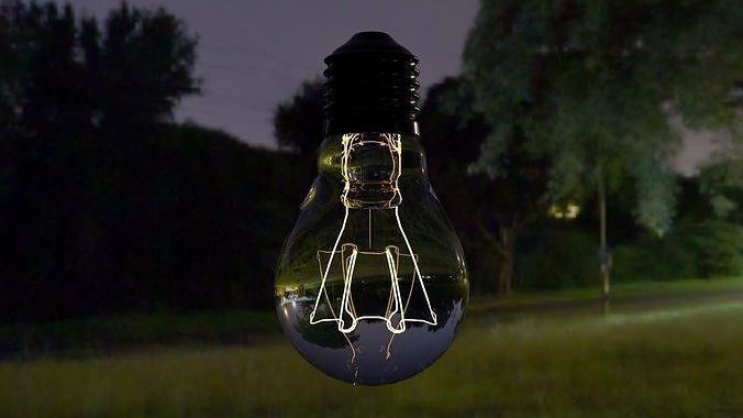 Realistic Bulb light free 3D model | CGTrader