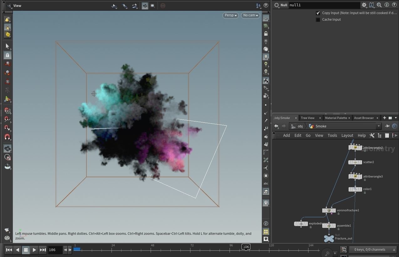 Colorful Smoke Explosion FX 3D model animated | CGTrader