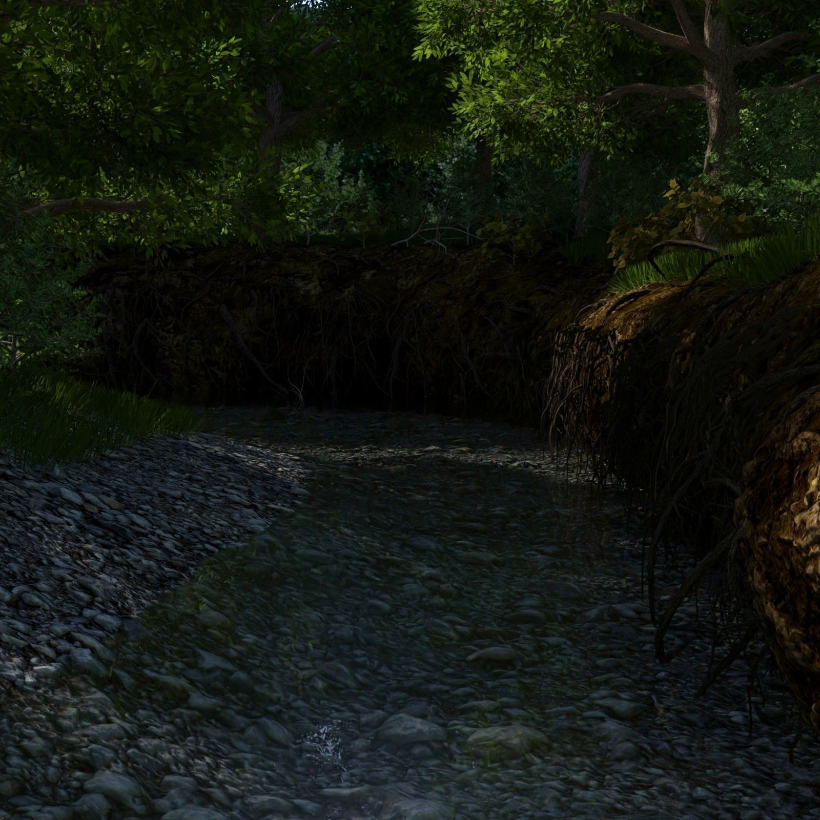 Stream Path 3D model | CGTrader