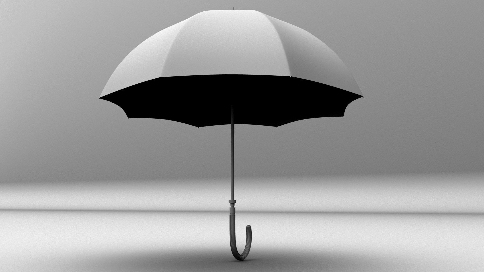 Low-poly Umbrella Model 3D model | CGTrader
