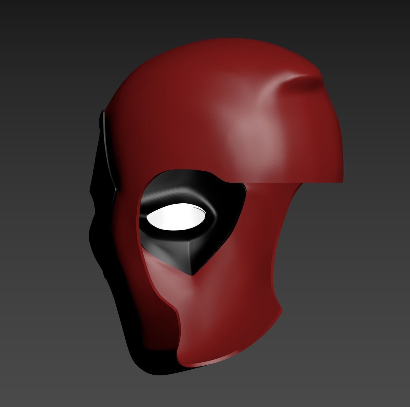 Marvel DeadPool Mask 3D model 3D printable | CGTrader