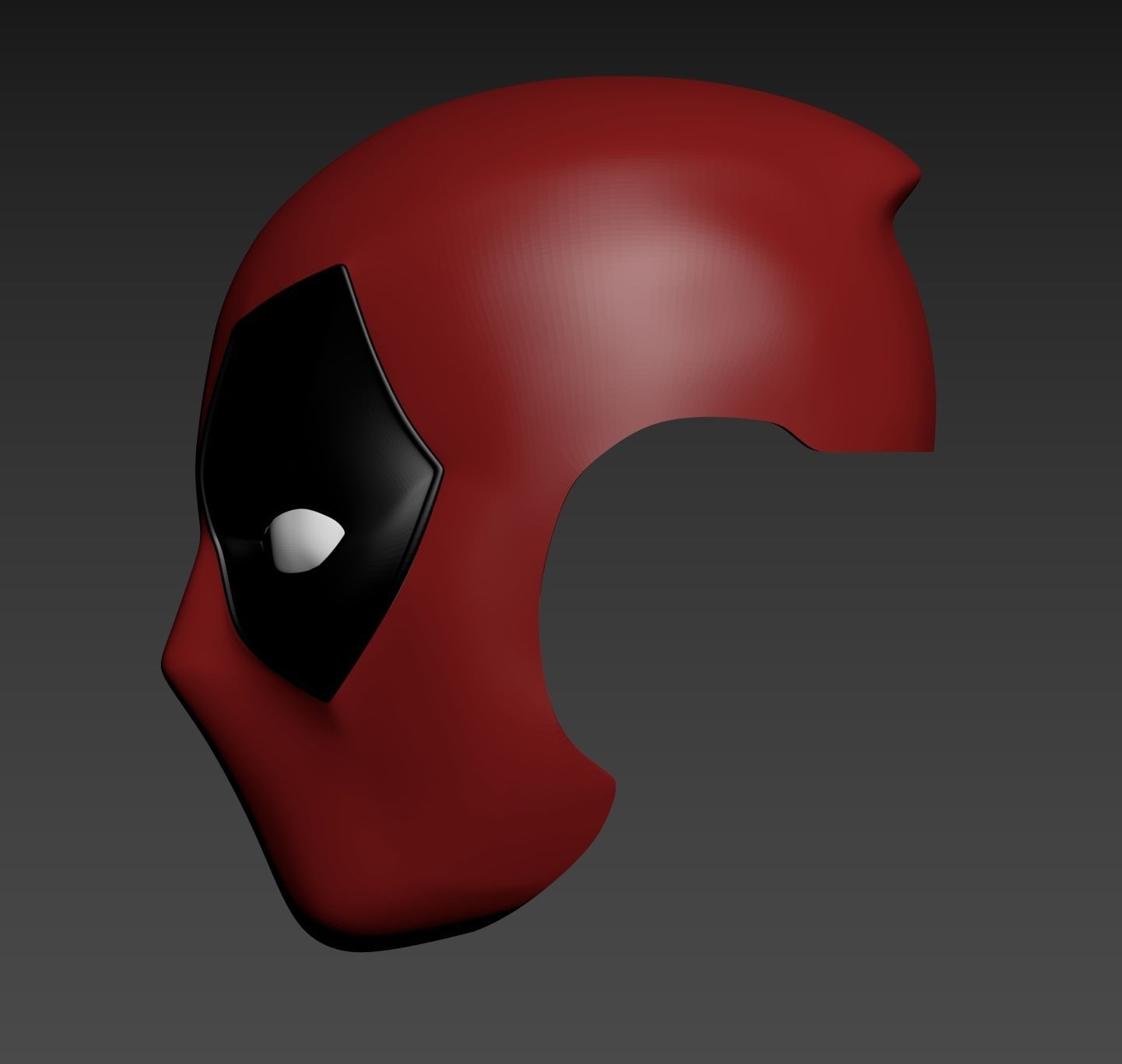 Marvel DeadPool Mask 3D model 3D printable | CGTrader