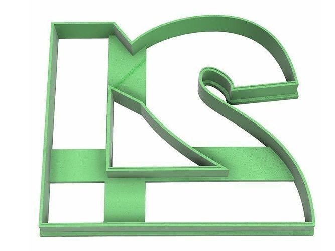 0252 Number 21 cookie cutter 3D model 3D printable | CGTrader