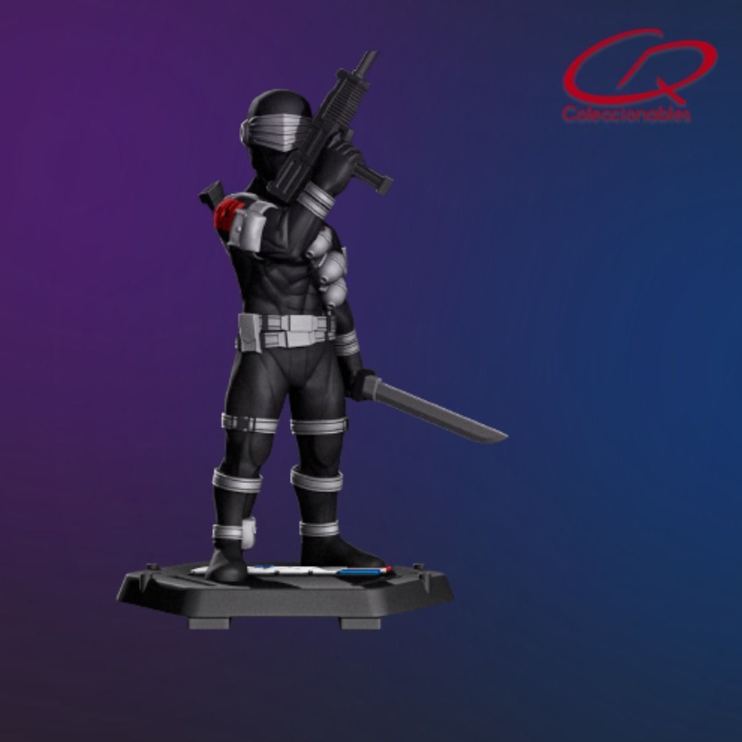 GI JOE Character Snake Eyes Full-figure Pose 01 3D model 3D printable ...