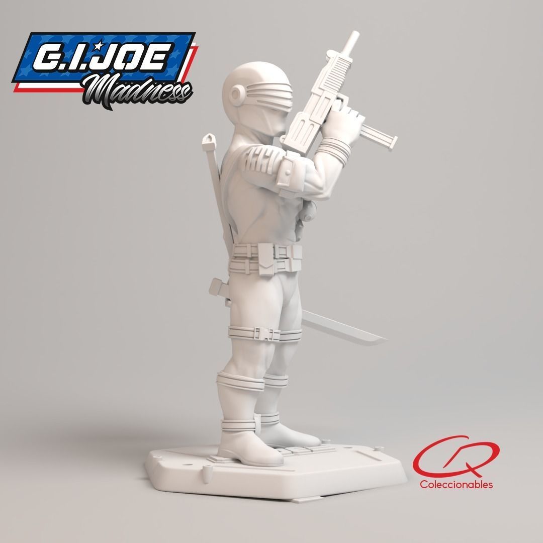 GI JOE Character Snake Eyes Full-figure Pose 01 3D model 3D printable ...