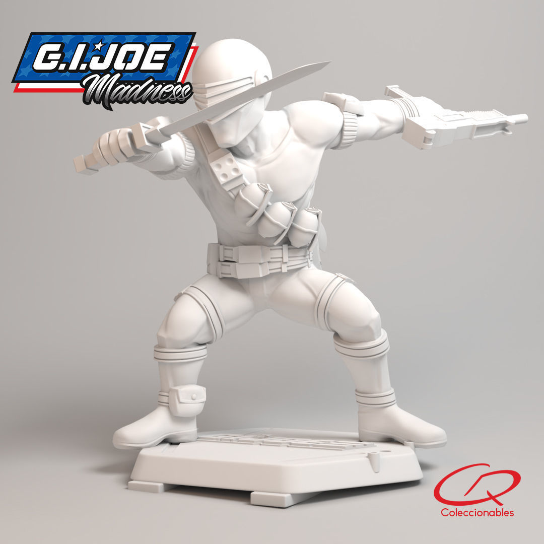 GI JOE Character Snake Eyes Full-figure Pose 02 3D model 3D printable ...