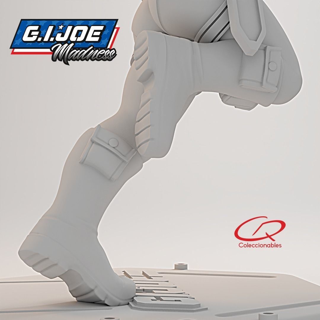 GI JOE Characters Scarlett Full-figure Pose 03 3D model 3D printable ...