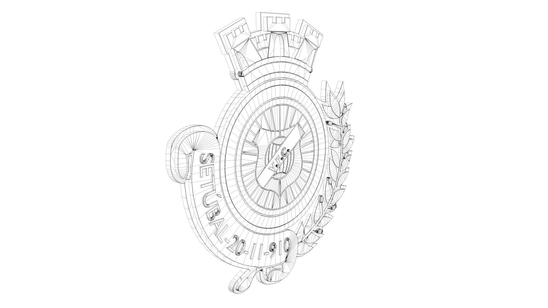 Vitoria Setubal Logo 3D model | CGTrader