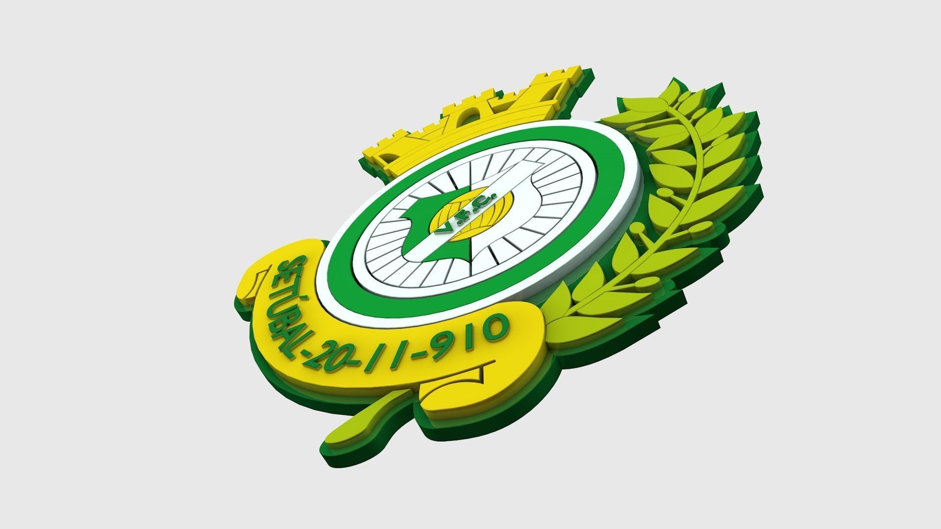Vitoria Setubal Logo 3D model | CGTrader
