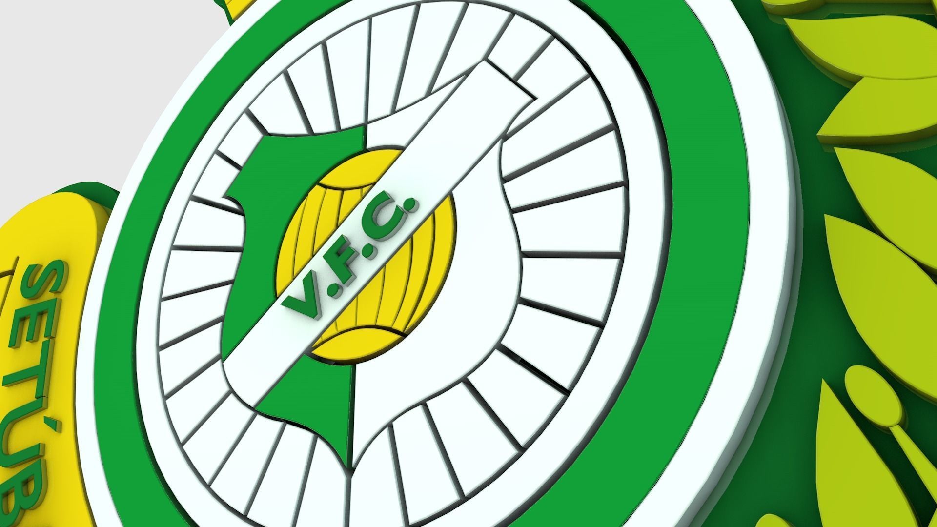 Vitoria Setubal Logo 3D model | CGTrader