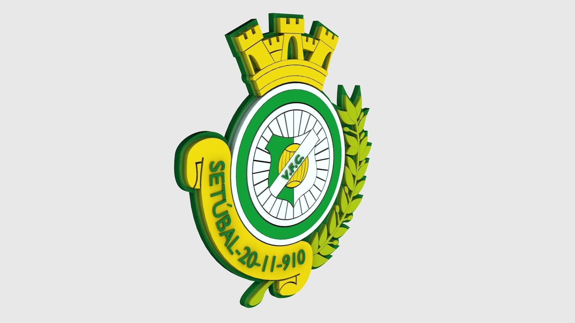 Vitoria Setubal Logo 3D model | CGTrader