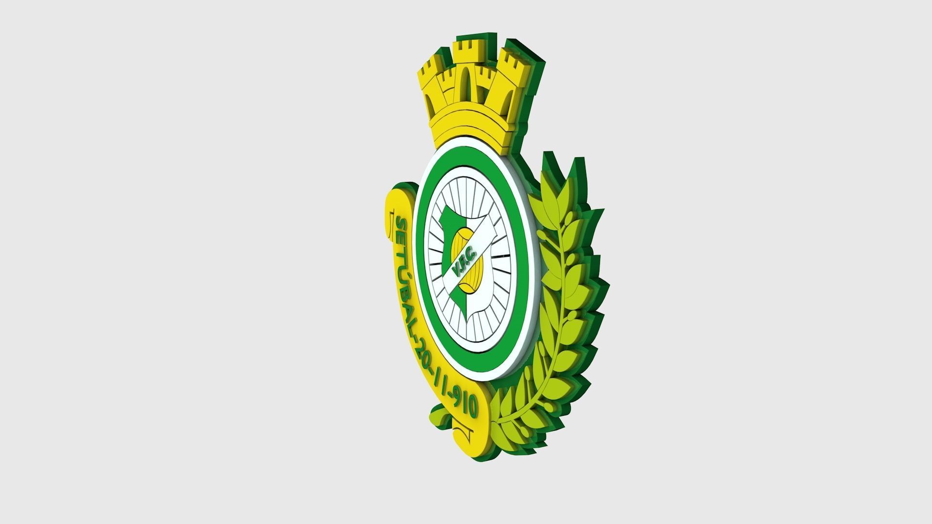Vitoria Setubal Logo 3D model | CGTrader