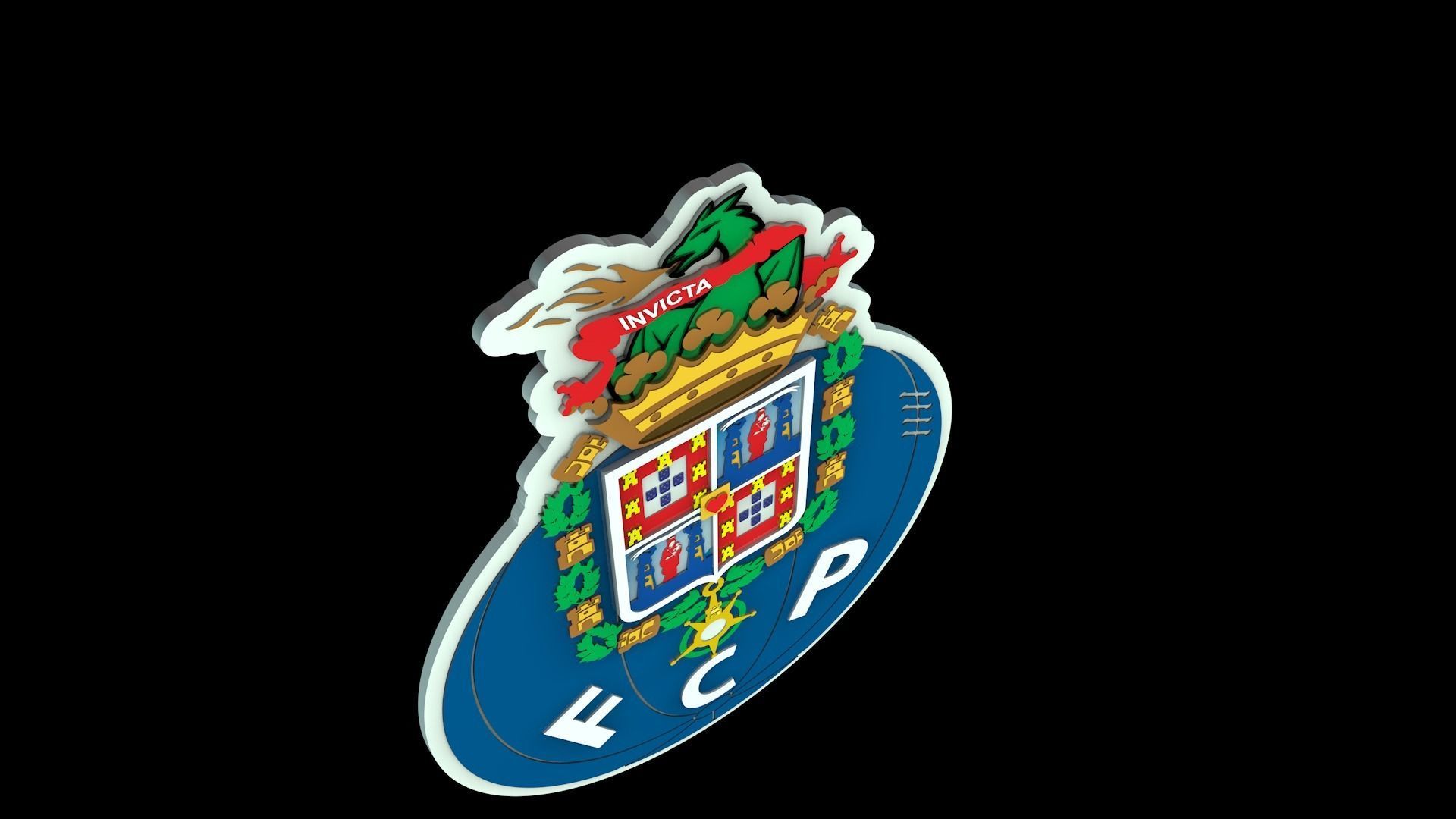 FC Porto Logo 3D model | CGTrader
