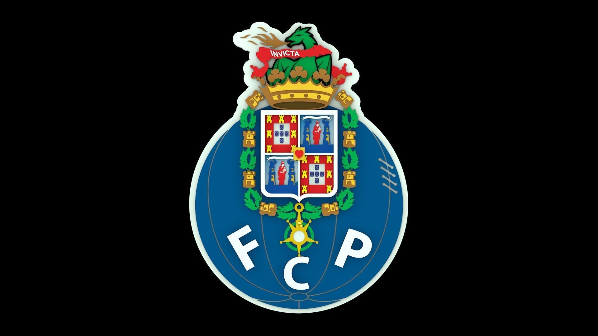 FC Porto Logo 3D model | CGTrader