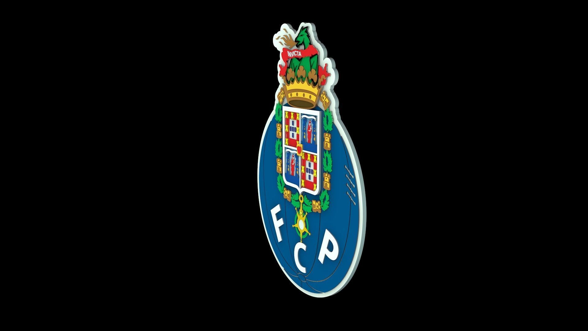 FC Porto Logo 3D model | CGTrader