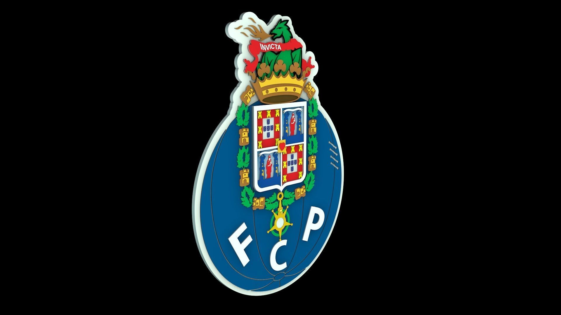 FC Porto Logo 3D model | CGTrader