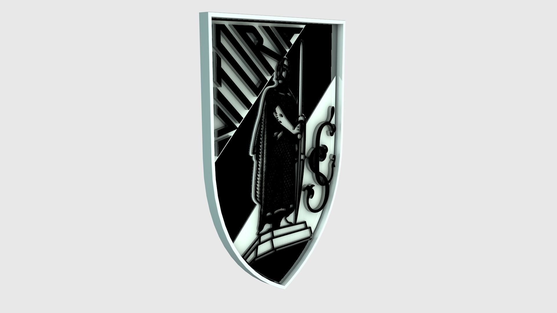 Guimaraes Logo 3D model | CGTrader