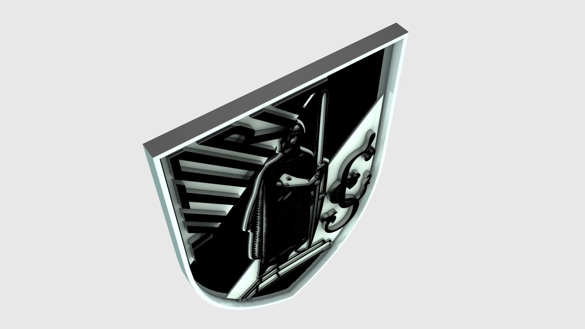 Guimaraes Logo 3D model | CGTrader