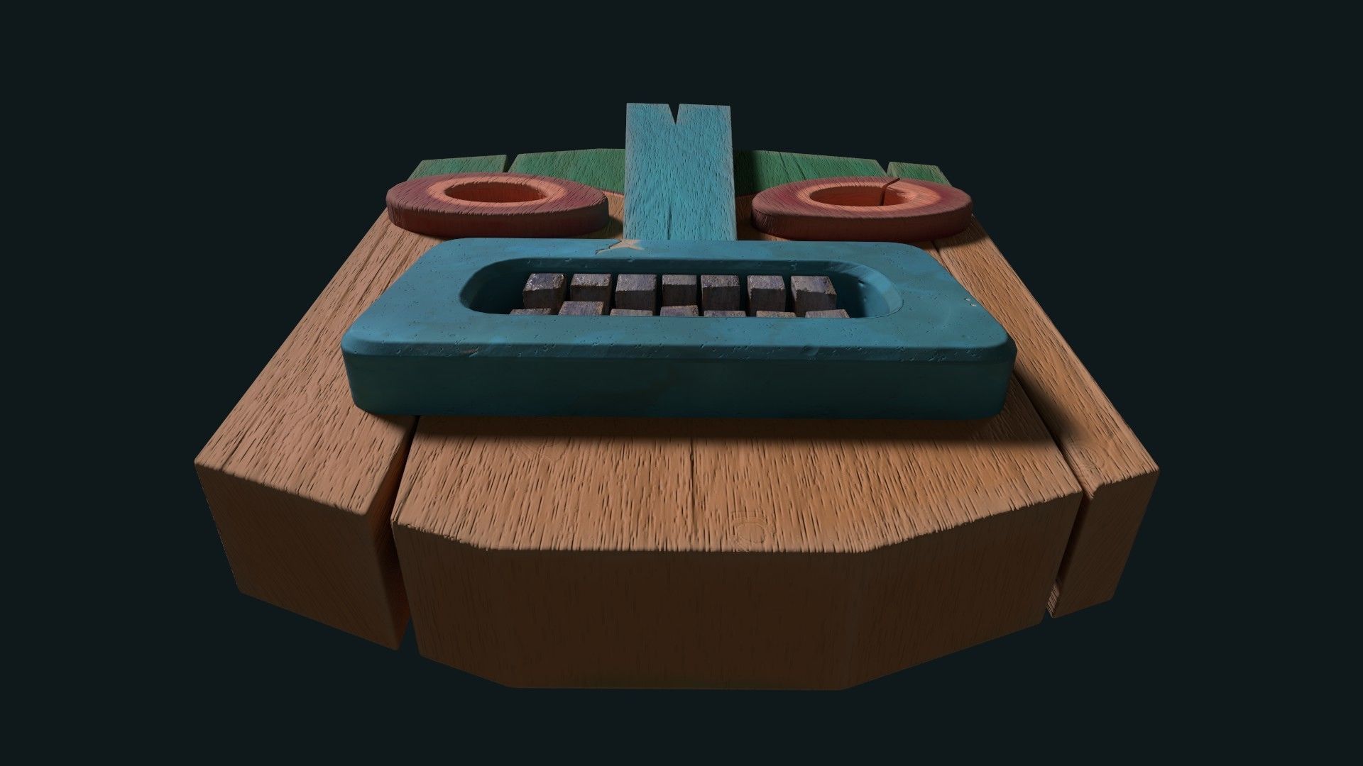 3D model Stylized Hand-Painted Tiki Mask VR / AR / low-poly | CGTrader