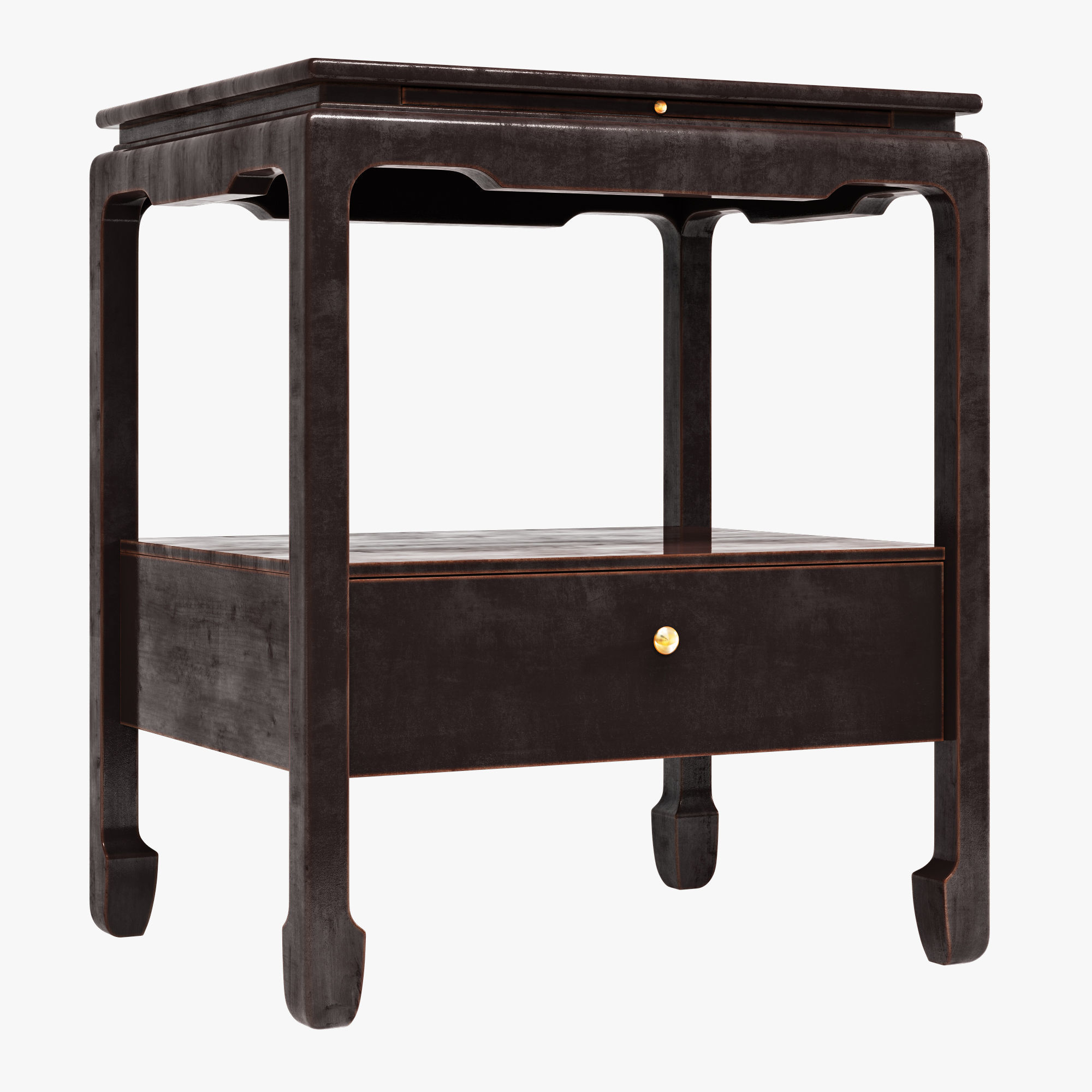 Asian side table 001 3D model | CGTrader