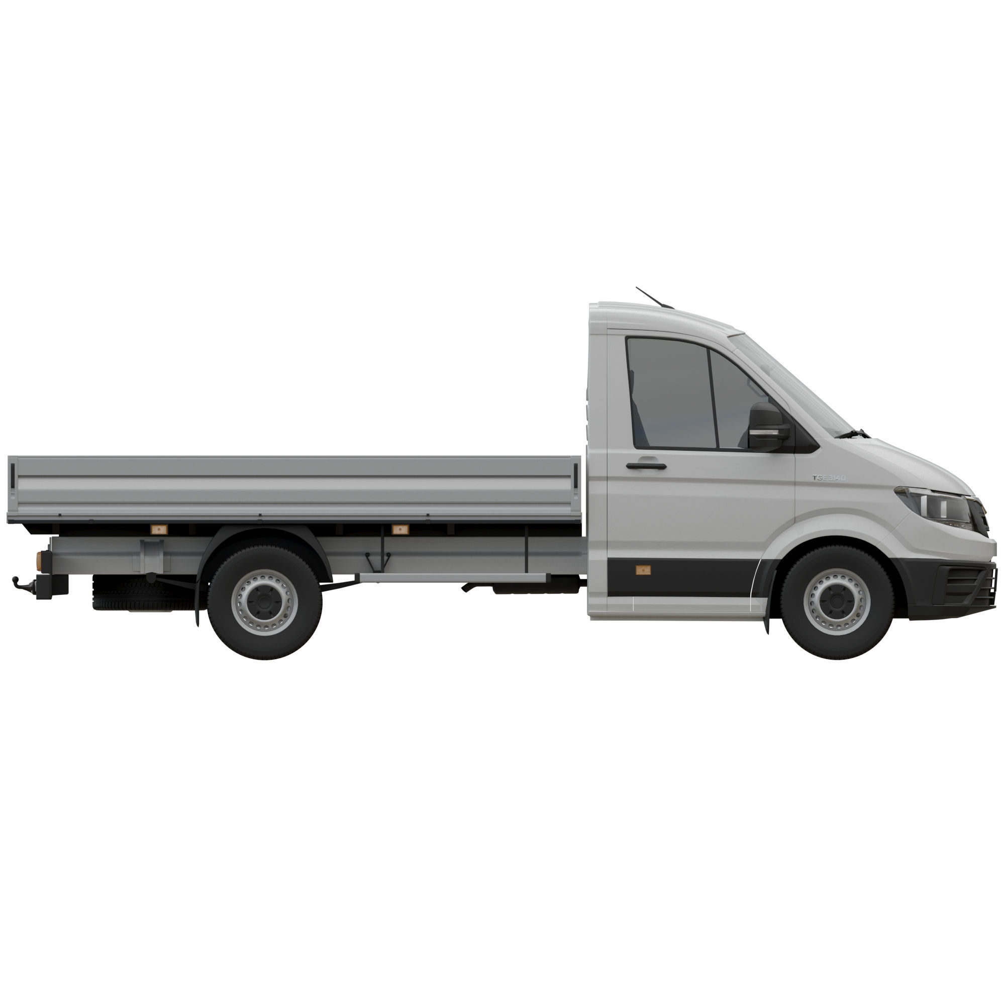 MAN TGE Flatbed Truck 3D model | CGTrader