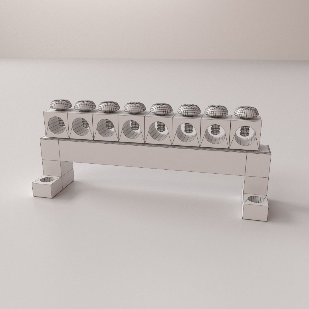 Bus Bar 3D model | CGTrader