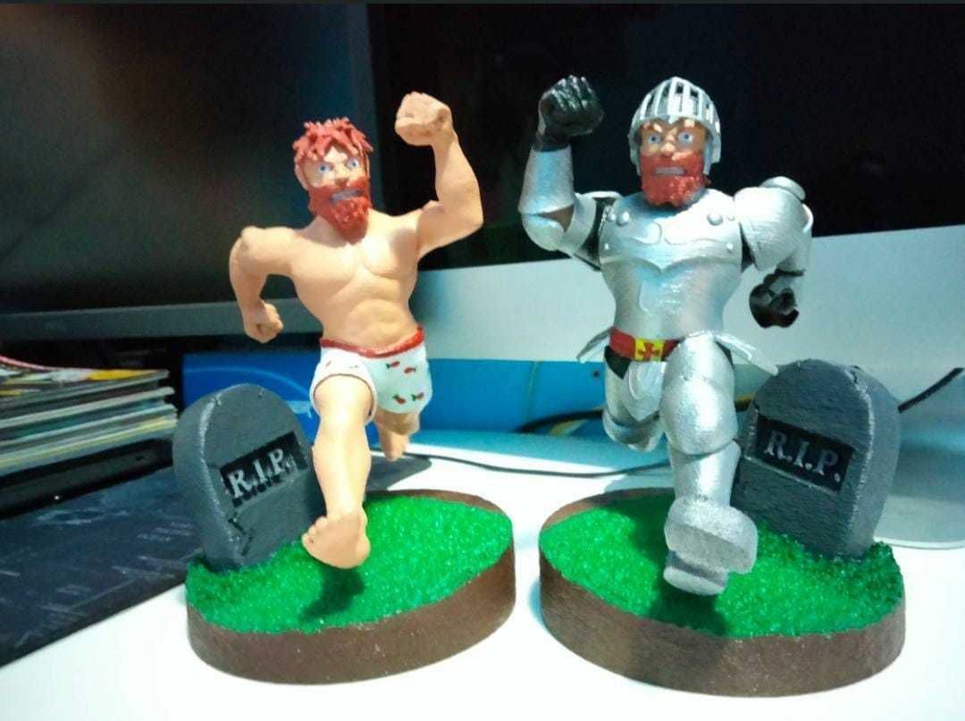 Sir Arthur - Ghosts N Goblins 3D model 3D printable | CGTrader