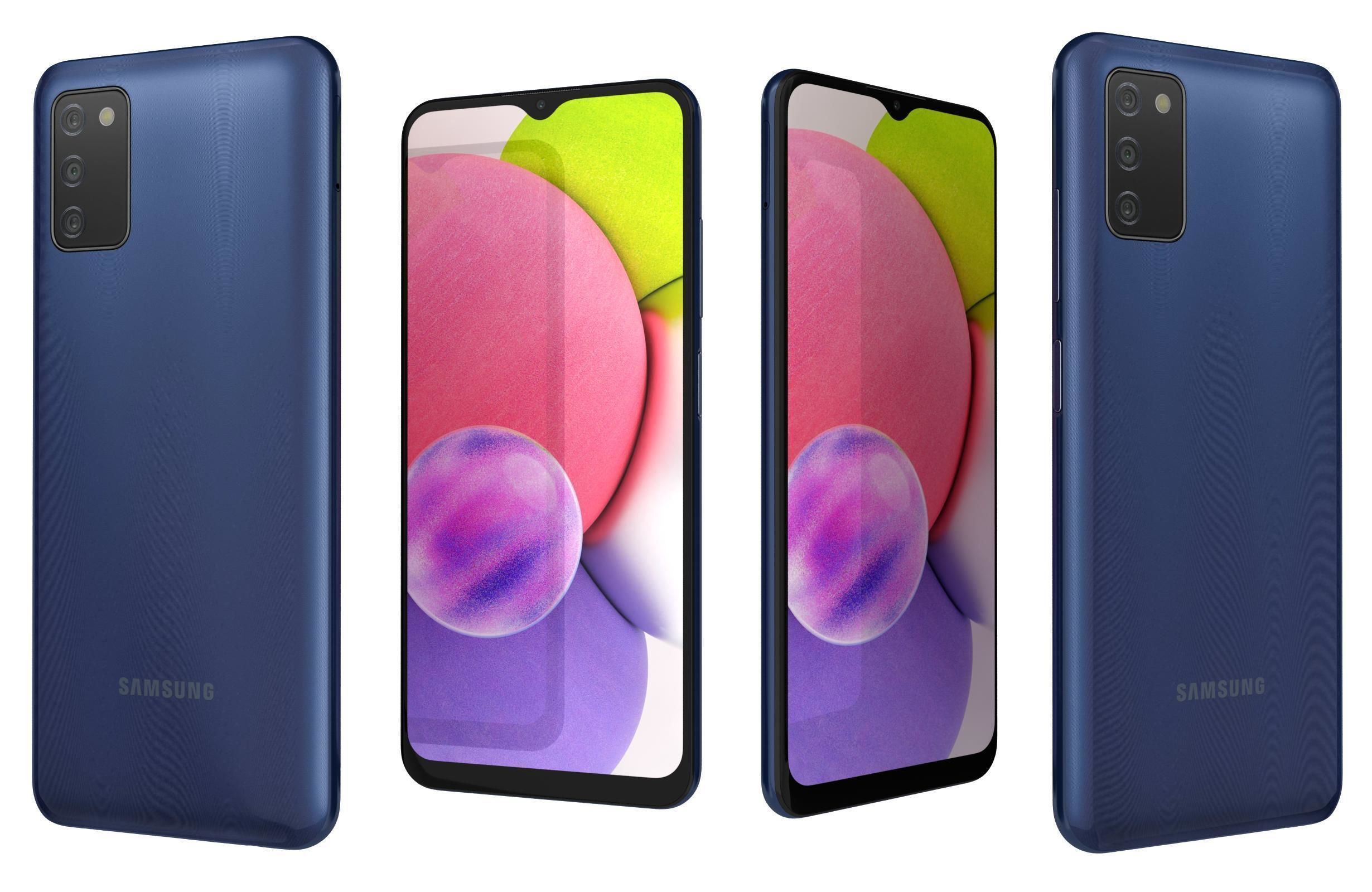 Samsung Galaxy A03s All Colors 3D model | CGTrader