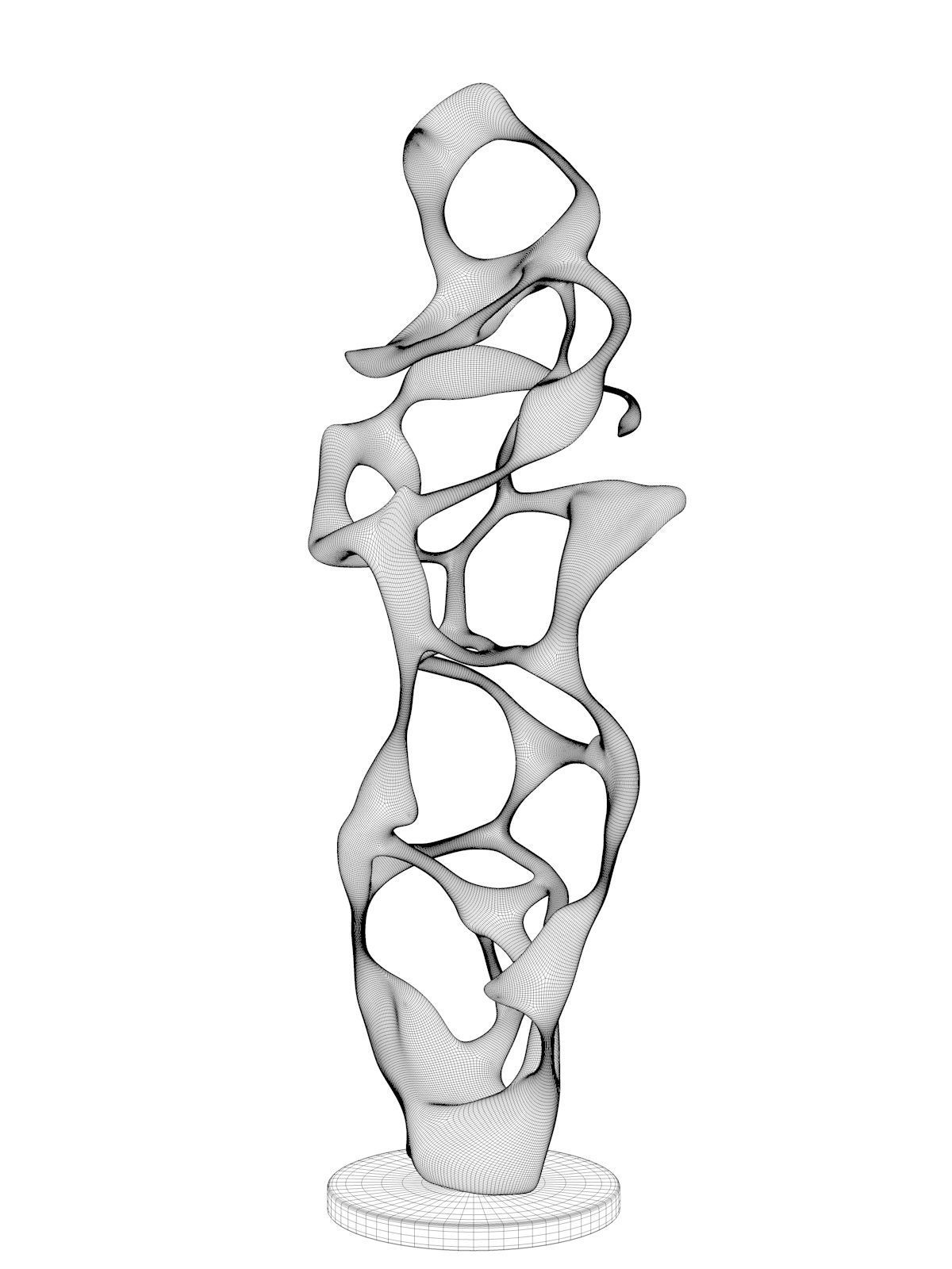 Abstract Sculpture 01 3D model | CGTrader
