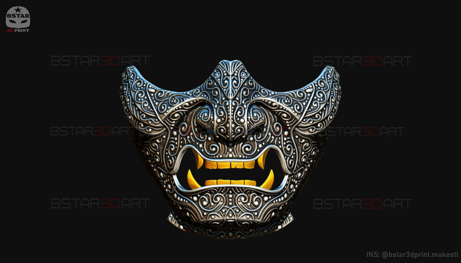Ghost Of Tsushima - Ghost Mask Carved - Samurai Cosplay Mask 3D model ...